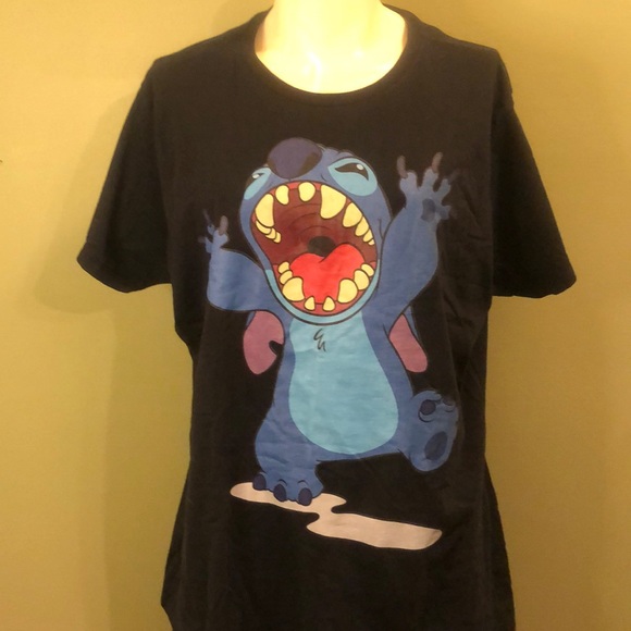Port and Company | Tops | Disney Lilo And Stitch Growl Tshirt | Poshmark